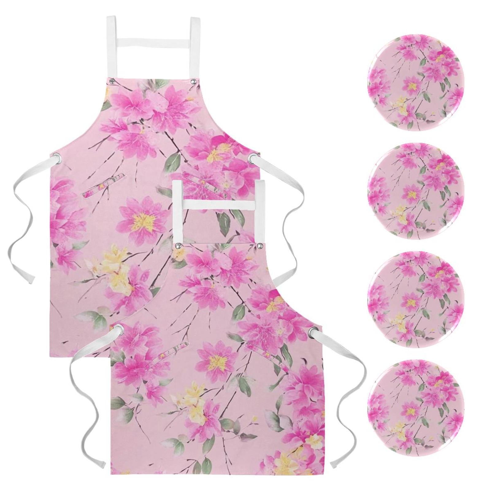 Aprons for Women Men Chef With Pockets - 2 Pack Aesthetic Colored ...