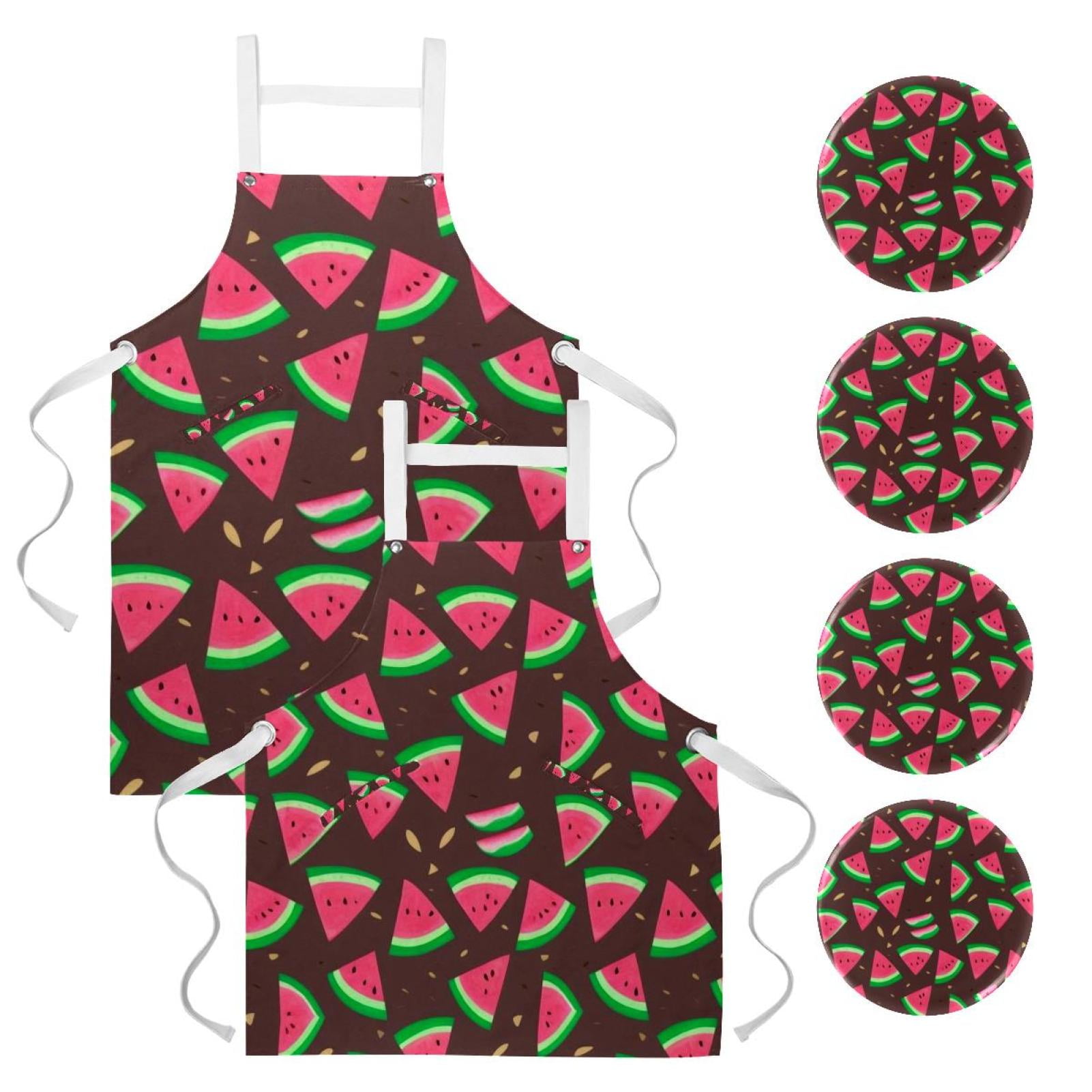 Aprons for Women Men Chef With Pockets - 2 Pack Summer Ice Cream ...