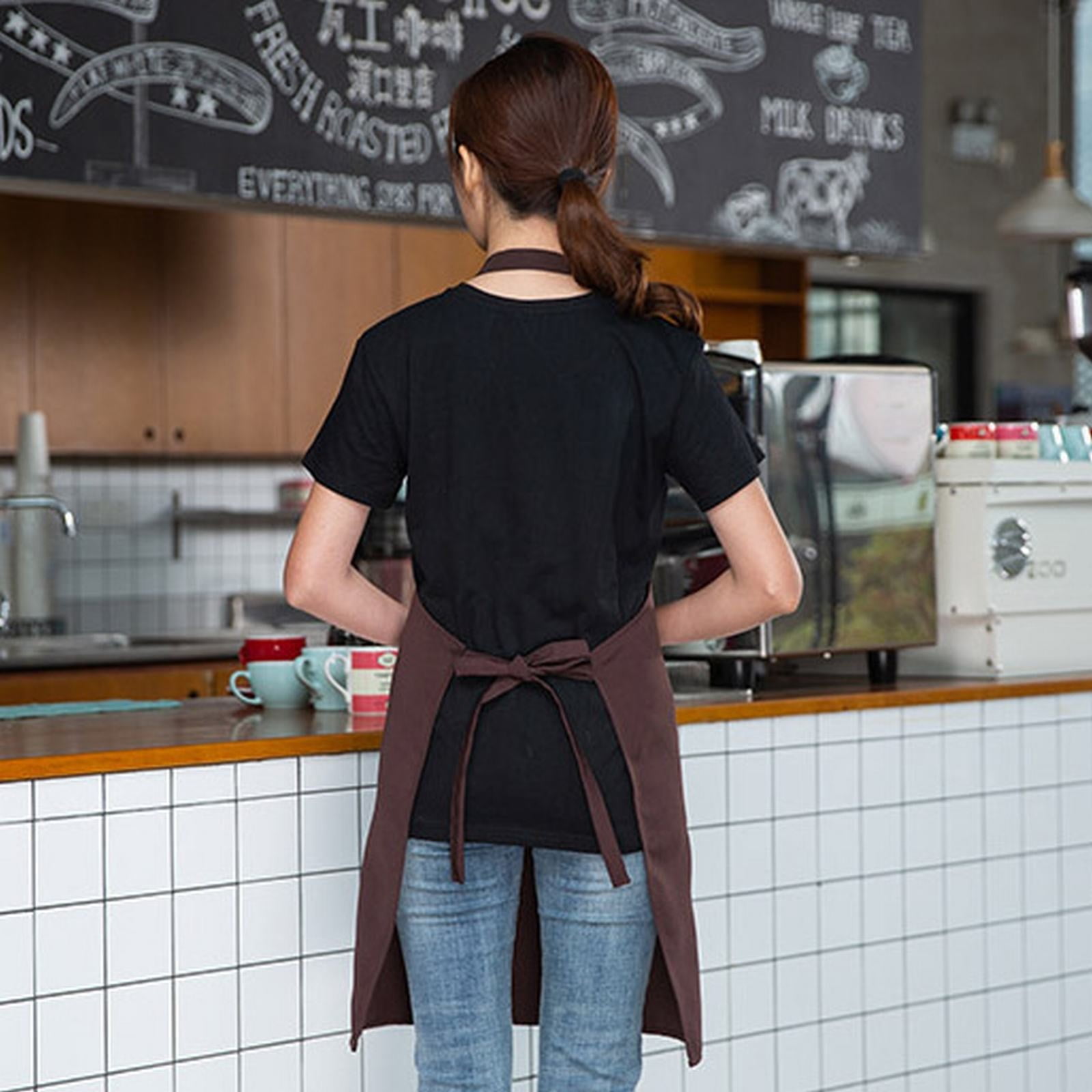 Aprons for Women with Pockets Flash Sale! Canvas Apron Polyester Cotton ...