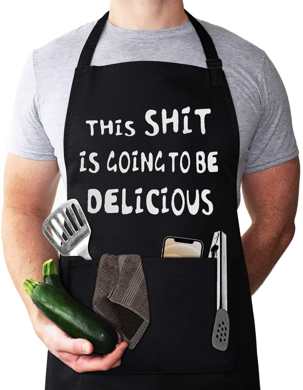 Aprons for Men, Mens Apron, Funny Aprons for Men, Husband Birthday Gift ...