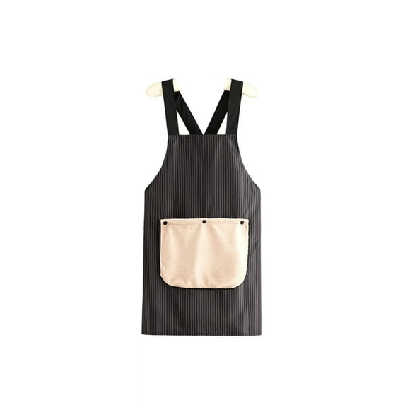 Aprons for Women with Pockets-Removable Aprons for Cooking Waterproof ...