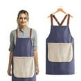 Aprons for Women with Pockets, Removable Bib Multi Functional Hand ...