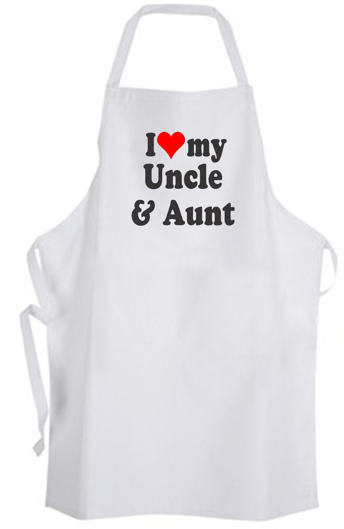 Aprons365 - I Love my Uncle & Aunt – Apron Family - Walmart.com
