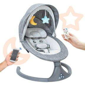 HARPPA Baby Swing for Girl with Remote Control, 5 Sway Speed, 10 ...
