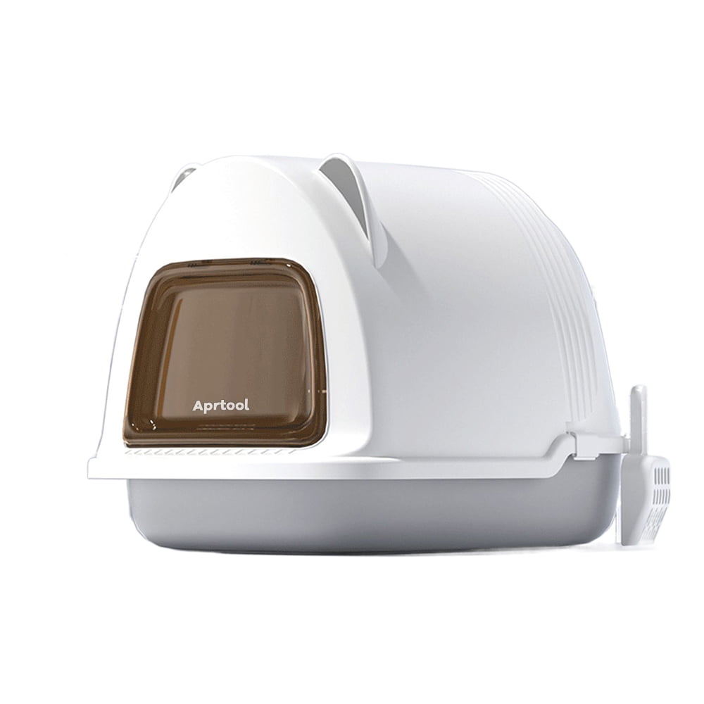 Aprtool Cat litter pans, Privacy and Easy Access for Cleaning - Ideal ...