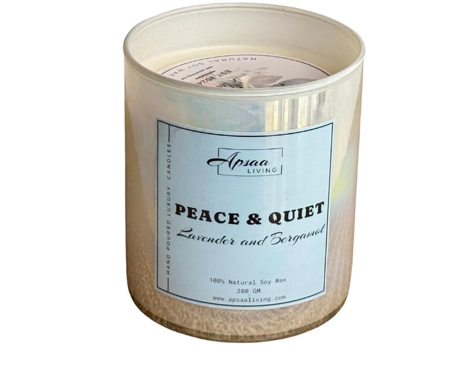 Apsaa Living Premium Scented Candle Non Toxic Natural Soy Wax Ideal for Home Dcor and Gifting ...