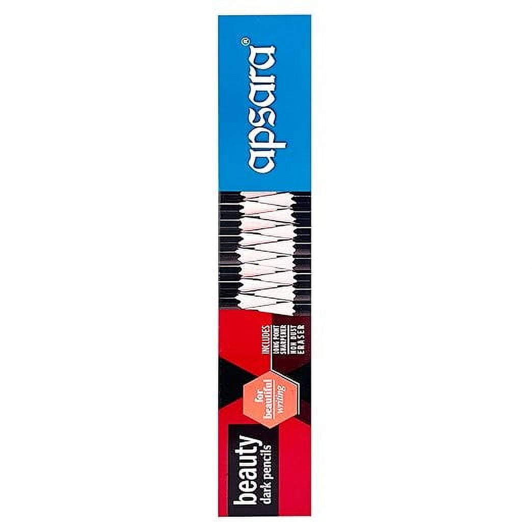 Apsara Beauty Pencils, Hexagonal Body for Strong Grip, Classic Black ...