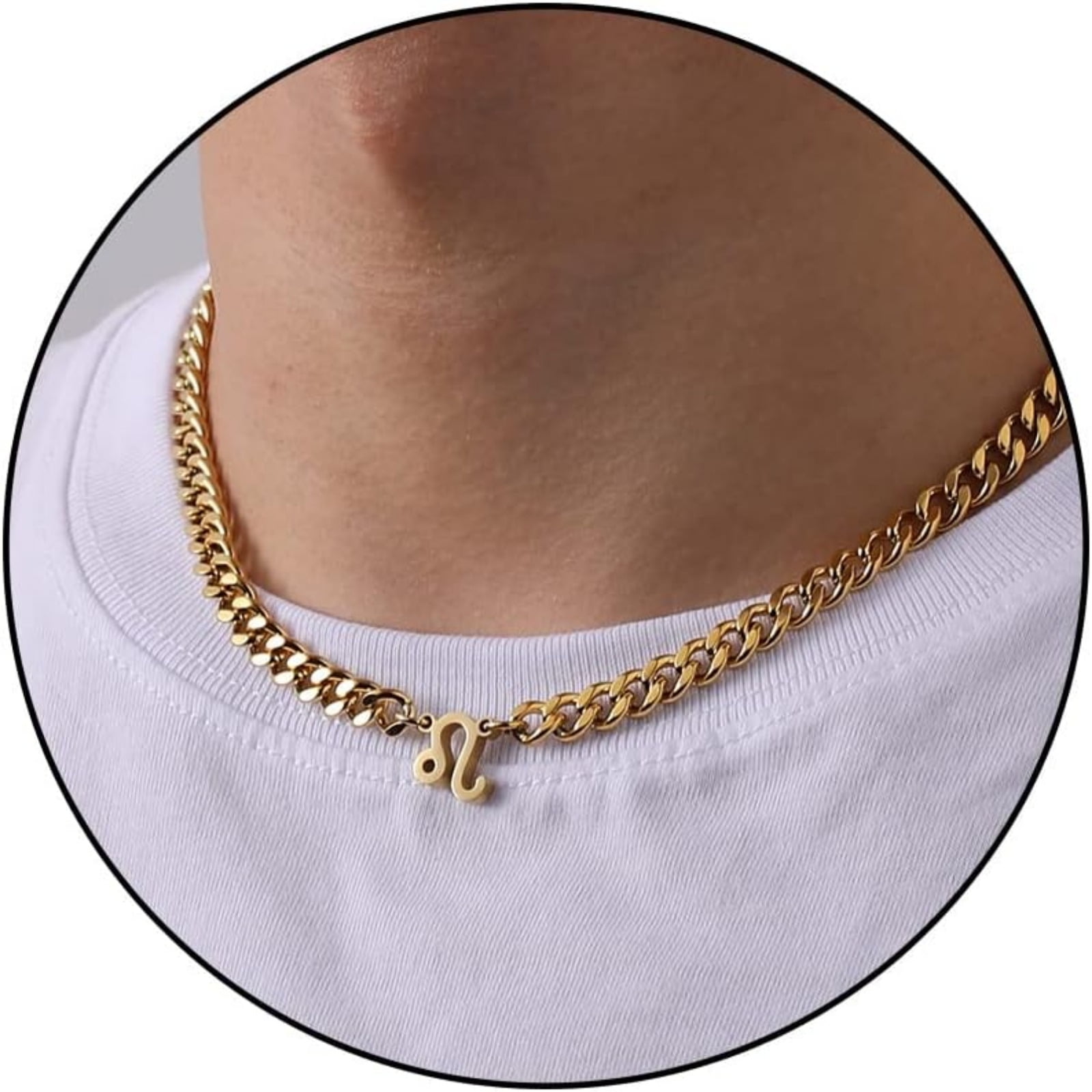 Apsvo Gold Leo Constellation Horoscope Astrology Zodiac Necklace ...