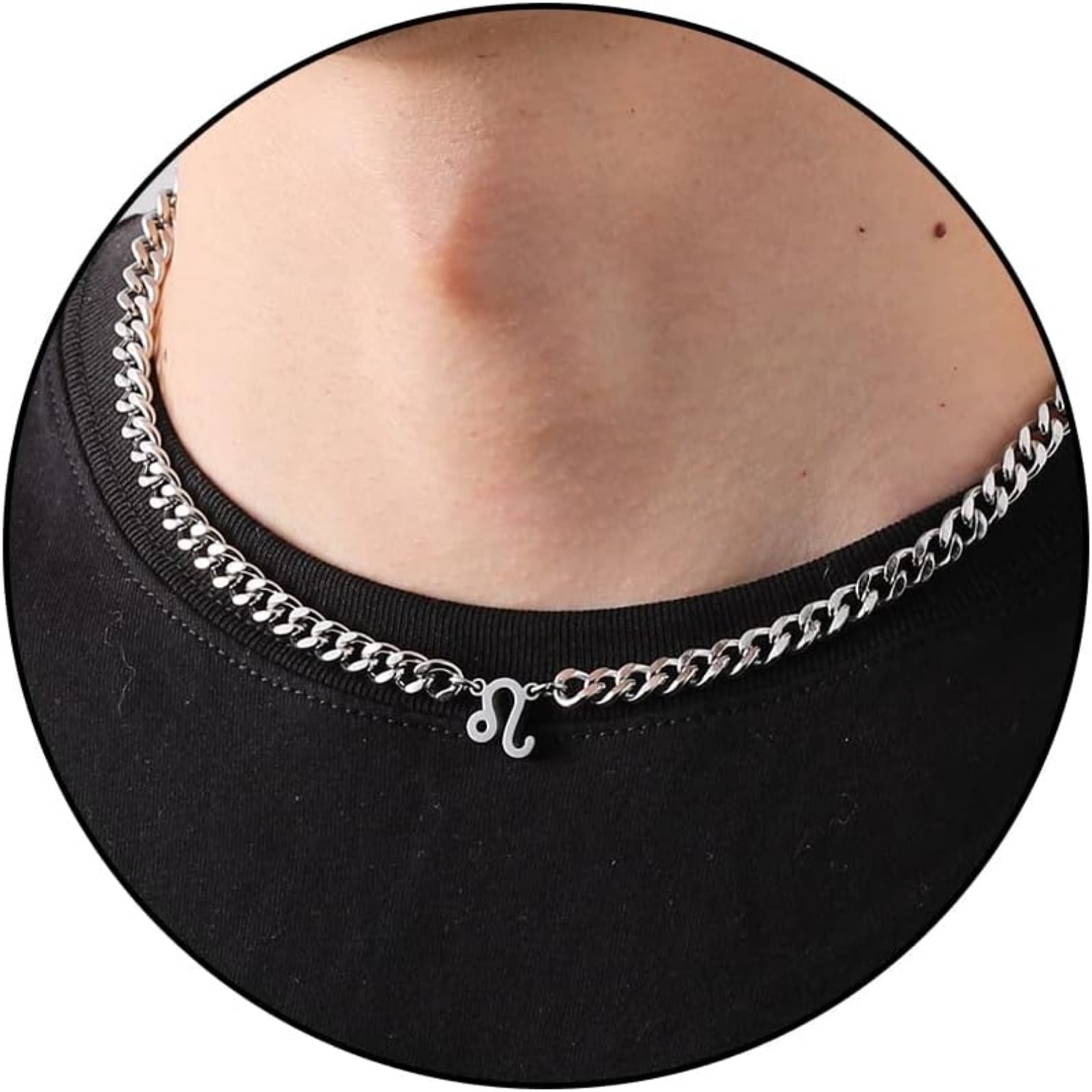Apsvo Silver Leo Constellation Horoscope Astrology Zodiac Necklace ...