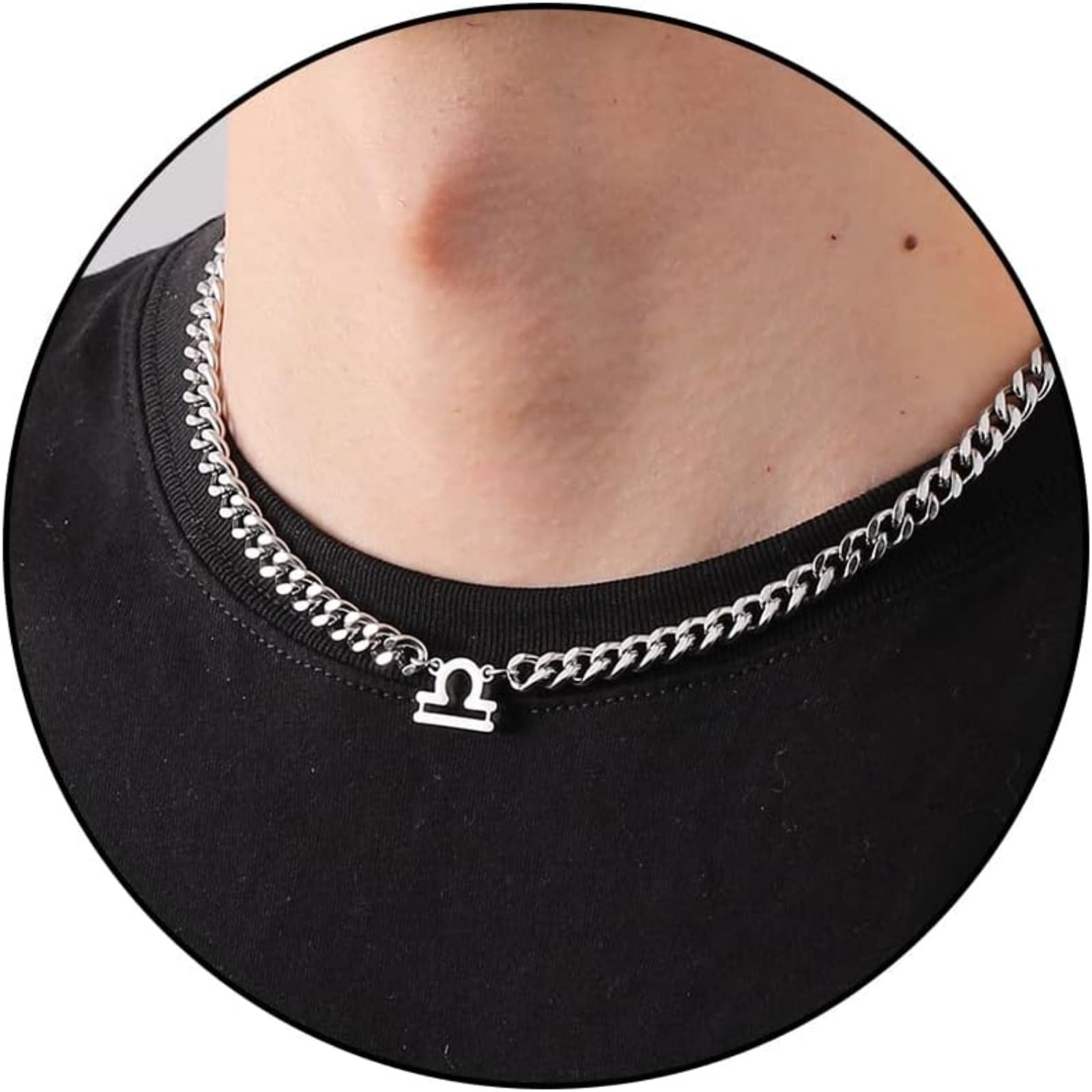 Apsvo Silver Libra Constellation Horoscope Astrology Zodiac Necklace ...