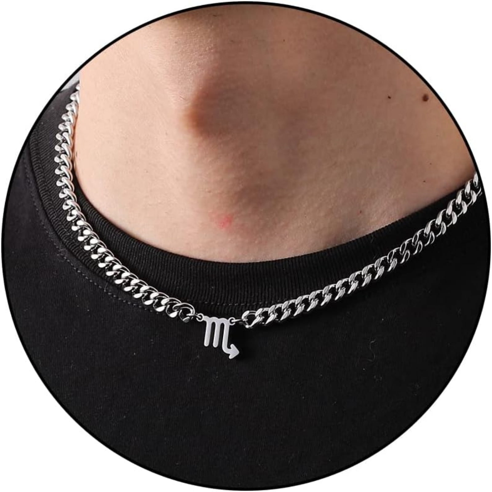 Apsvo Silver Scorpio Constellation Horoscope Astrology Zodiac Necklace ...
