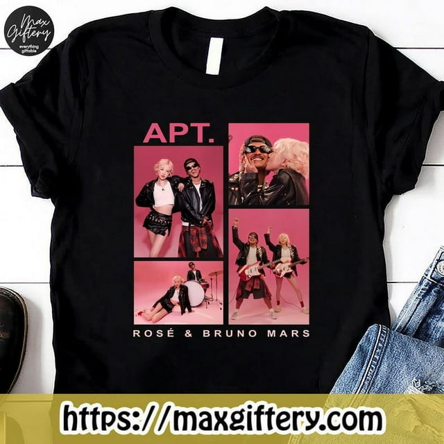 Apt Apateu Shirt, Rosé T-Shirt, Rose&Bruno Shirt, Mars And Rose New ...
