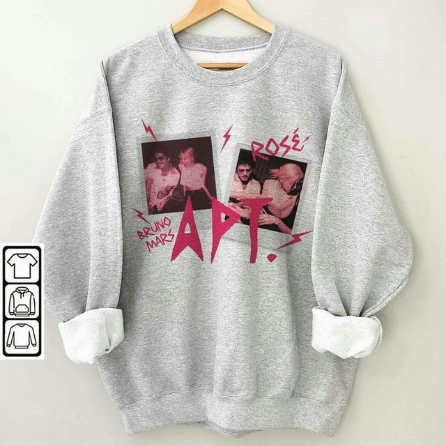 Apt Apateu, Trending 2Yk Rose&Bruno Instant Photo Shirt, Mars And Rose New Song Inspired, Gift ...