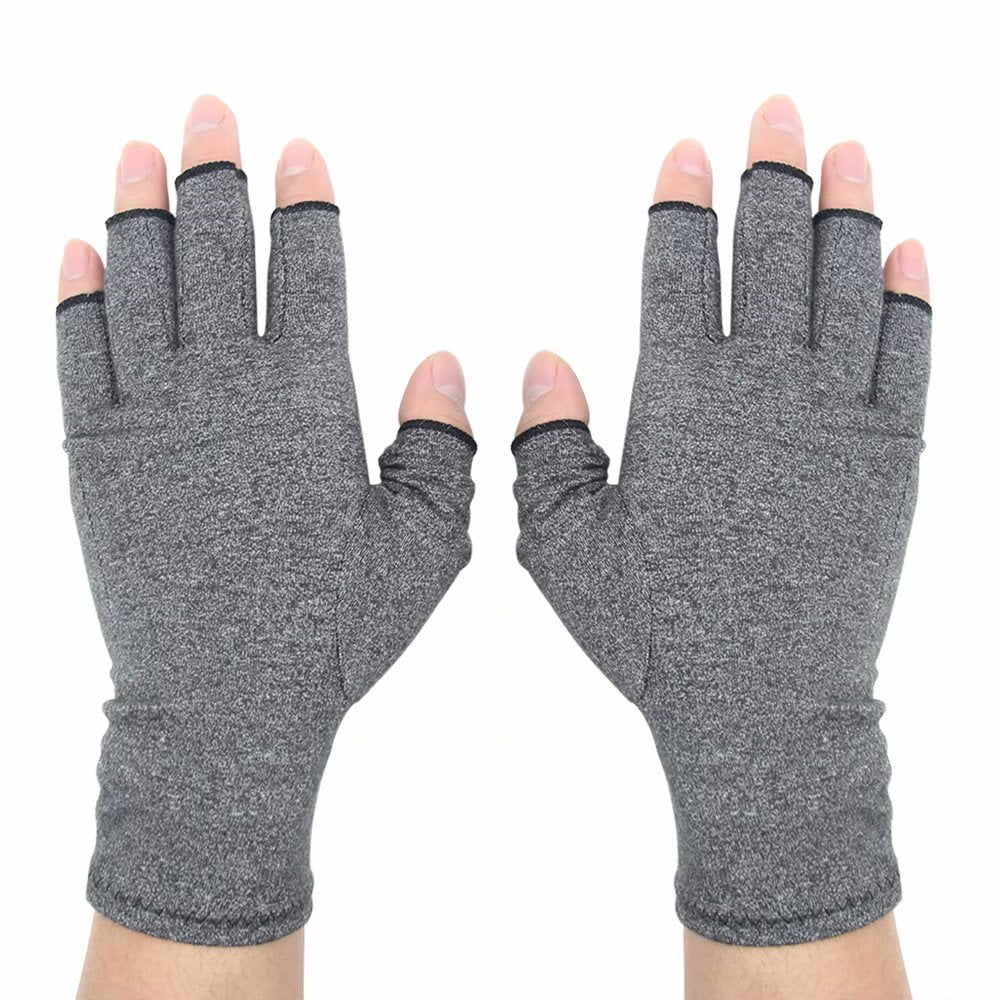 Aptoco 1 Pair Arthritis Compression Gloves for Women Men, Fingerless ...