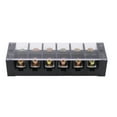 Apuakthei 100a Terminal Strip Dual Row Large Current Wire Barrier Block Terminal Strip With