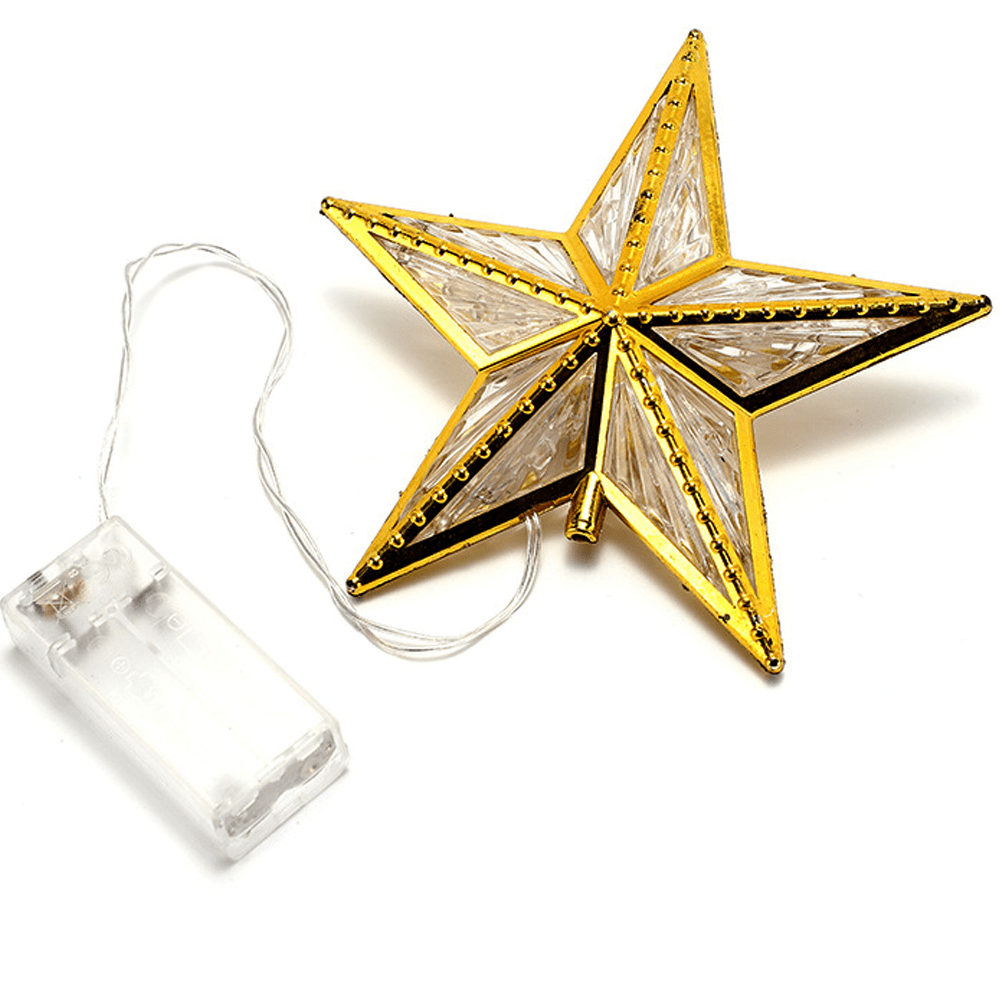 Apuakthei Christmas Tree Topper, Lighted Star Tree Top , Treetop Star ...
