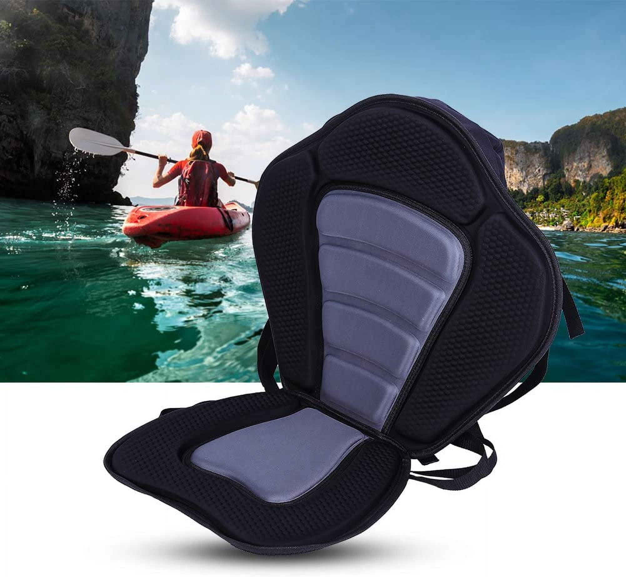 Apuakthei Kayak Seat Seat Cushion Pad Padded Seat with Backrest, Ocean ...