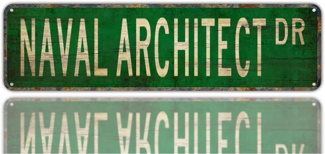 Apular Street Sign Naval Architect Naval Architect Gift Naval Architect ...