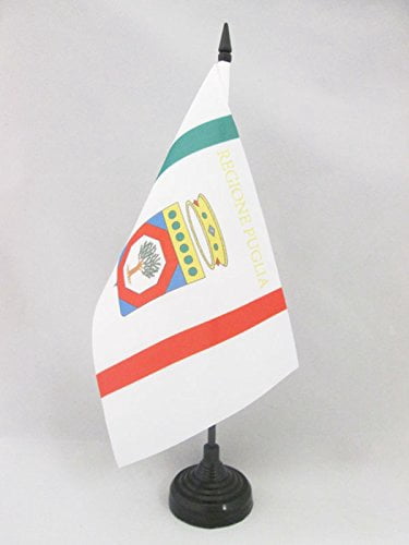 Apulia Table Flag 5'' x 8'' plastic stick and base - Walmart.com