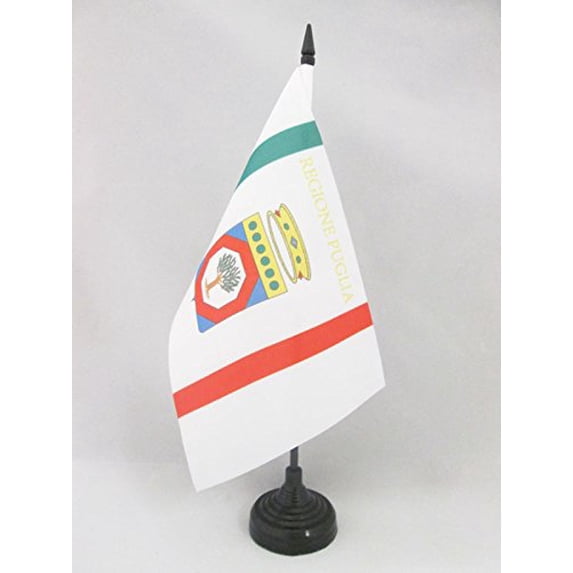 Apulia Table Flag 5'' x 8'' plastic stick and base - Walmart.com