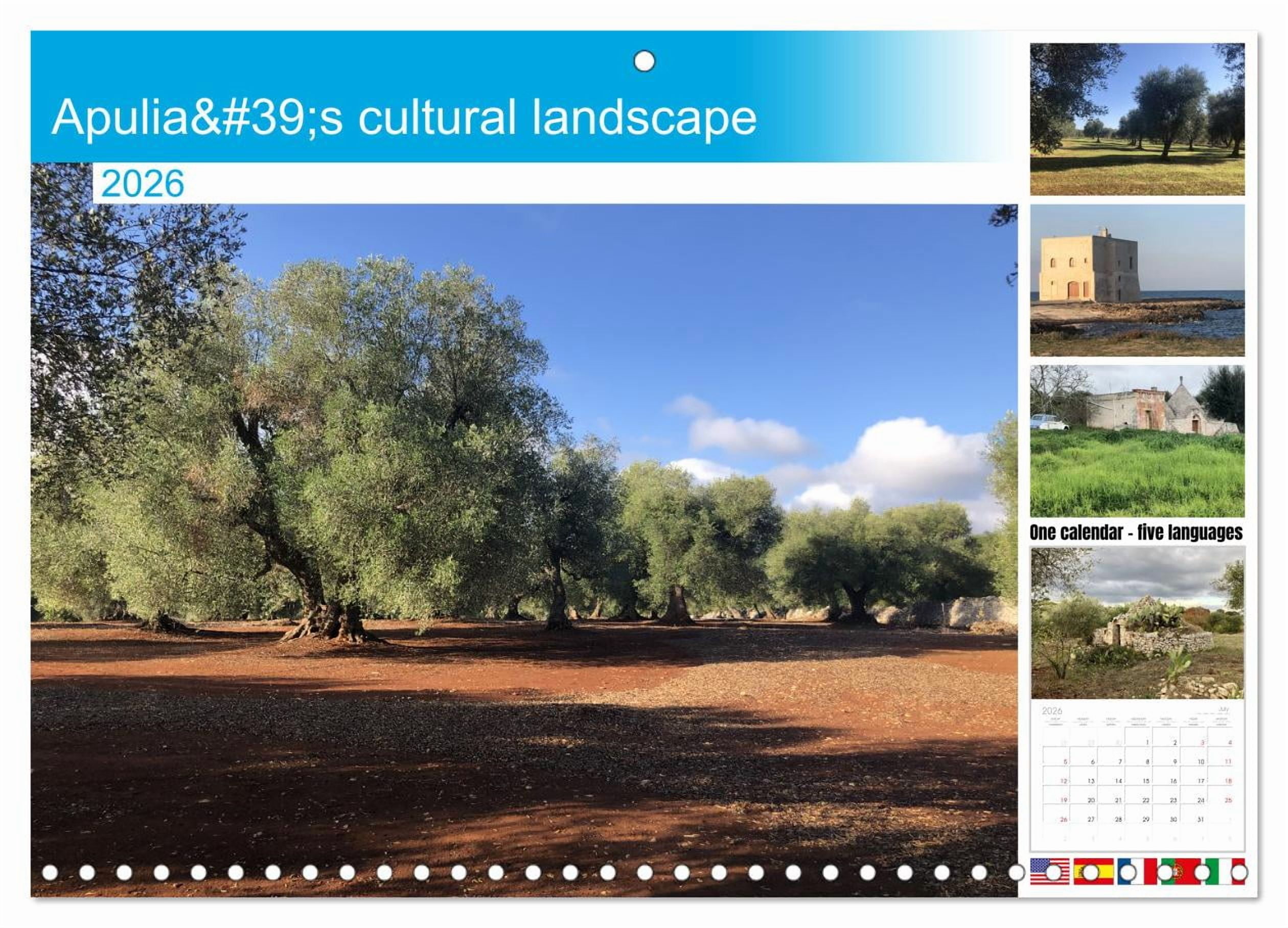 Apulia's cultural landscape (Monthly Wall Calendar 2026 11.7 x 16.5 ...
