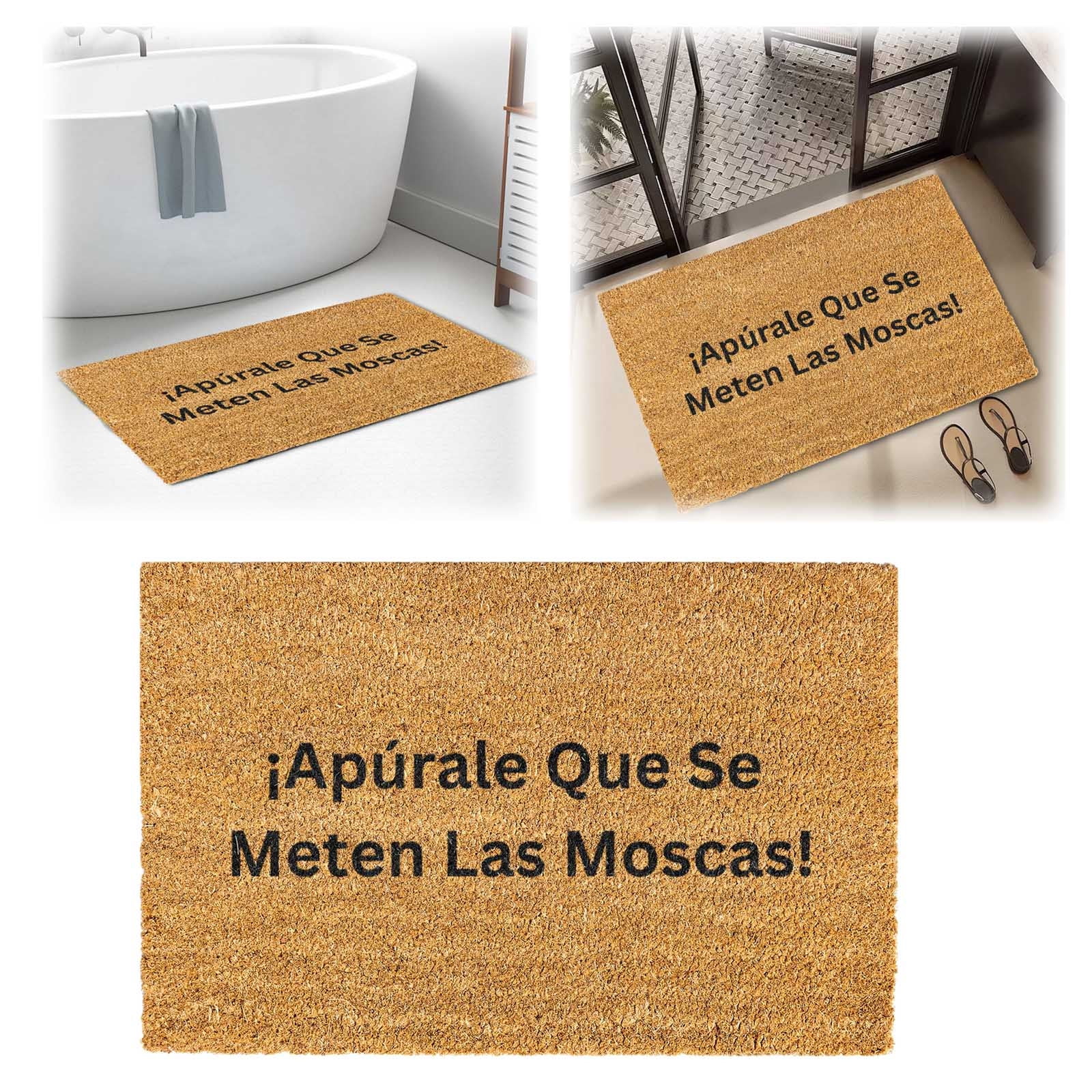 Apurale Que S E Meten Las Mo Scas Funny Welcome Doormat Non Entrance Mat for Indoor Outdoor Use ...