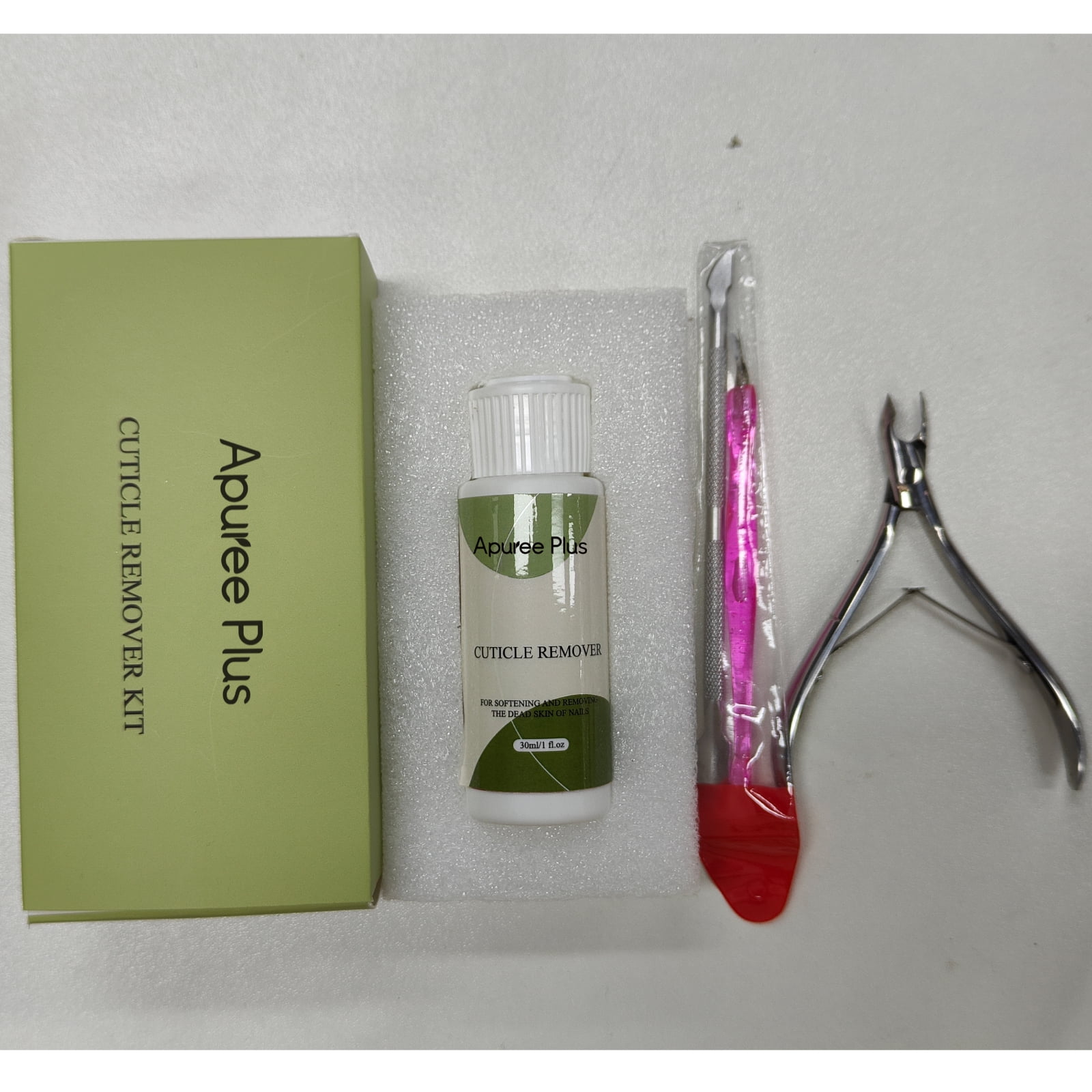 ApureePlus Cuticle Remover Kit Professional Nail Care Manicure Kit - 2. ...
