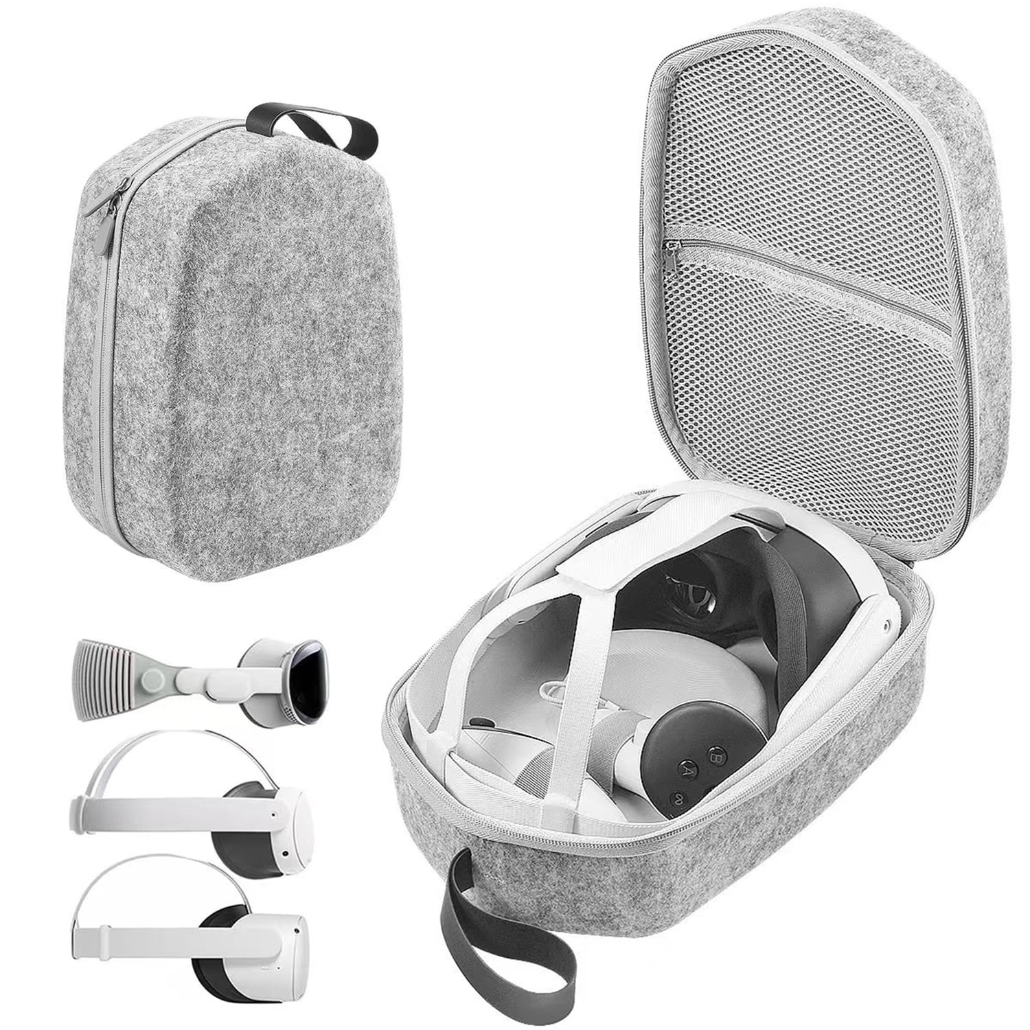 Aputtriver Carrying Case Compatible with Quest 3, VR Headset Storage ...