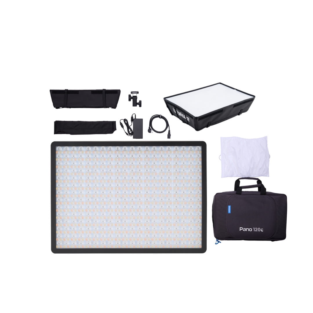 amaran Pano 120c Compact 120W Output RGBWW Full Color Panel Light All ...