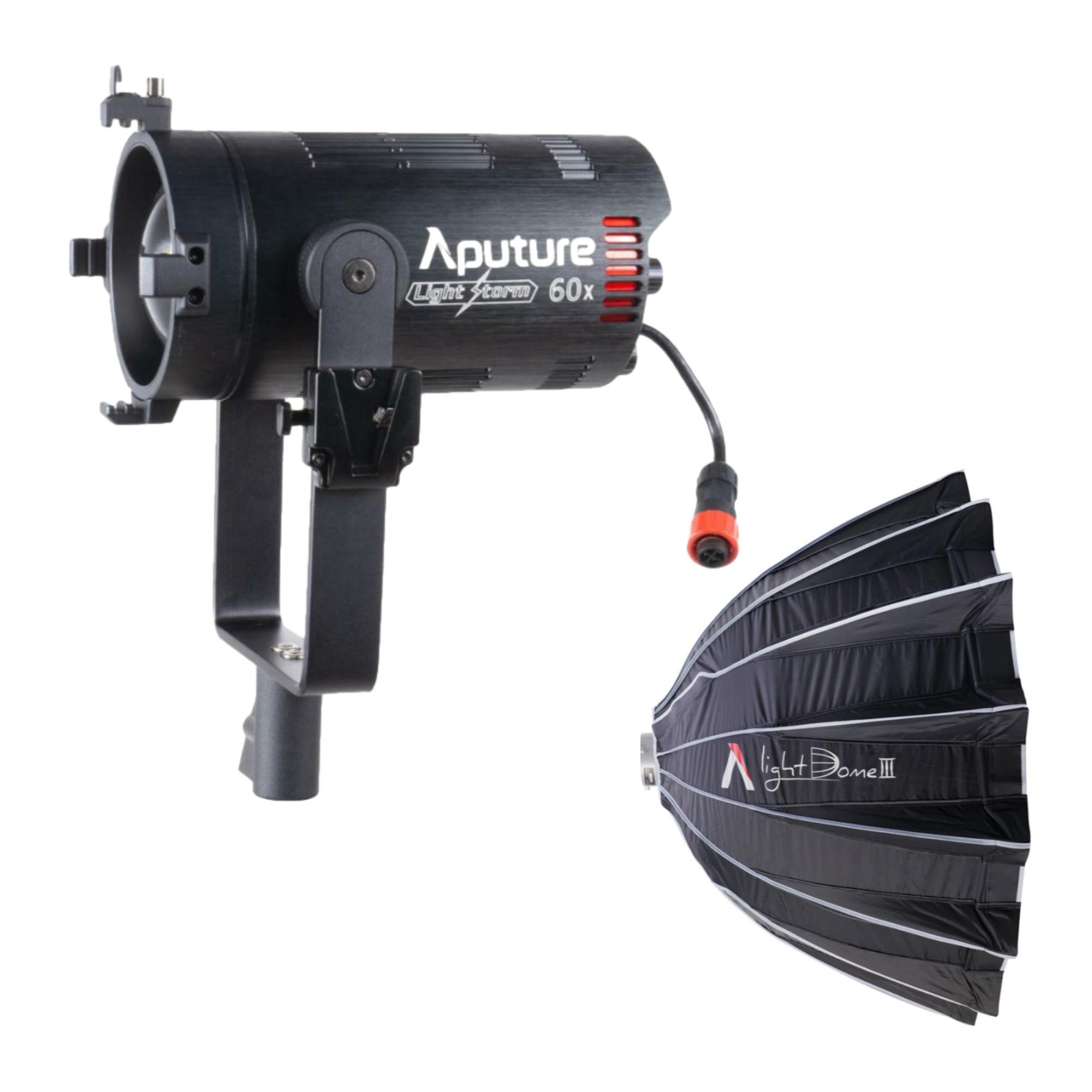 Aputure LS 60X Bowen's Mount Compatible Bi-Color Focusing LED with 8 ...