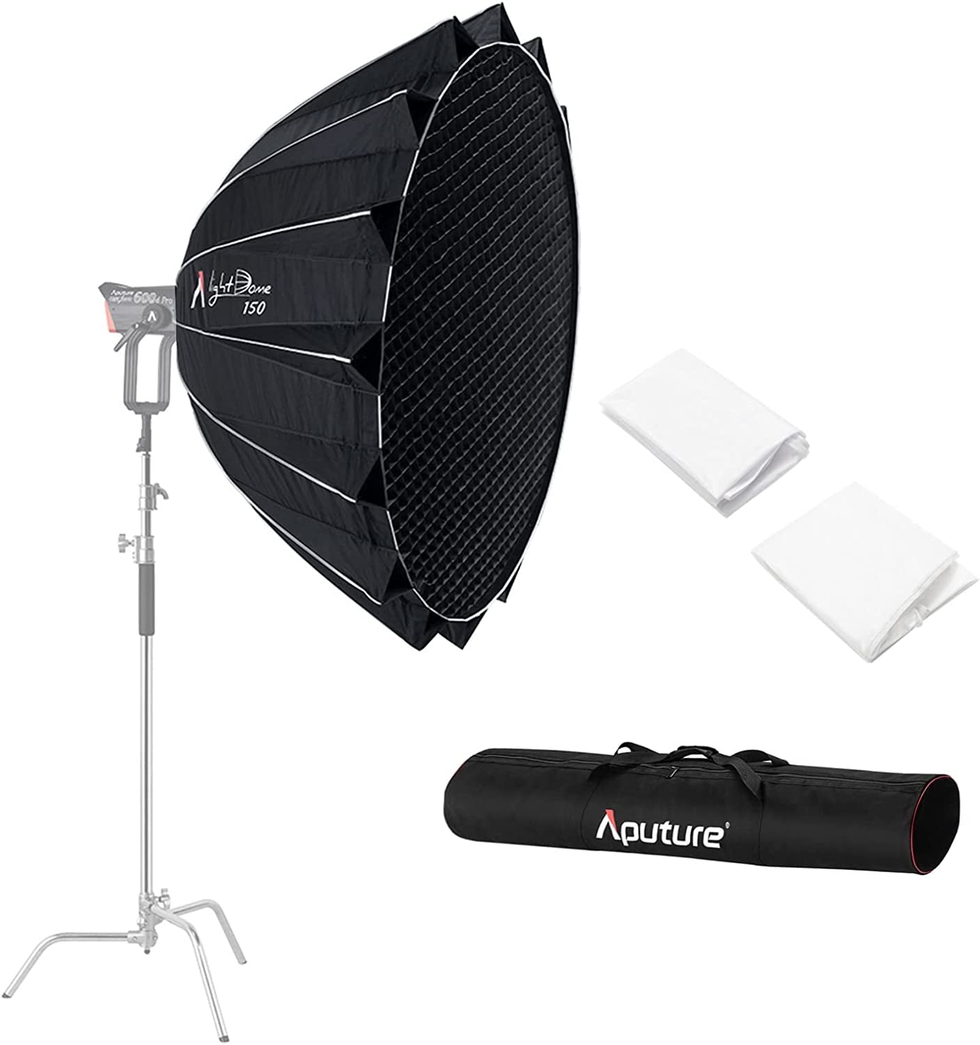 Aputure Light Dome 150 Large Aperture Depth Softbox, Bowens Mount ...