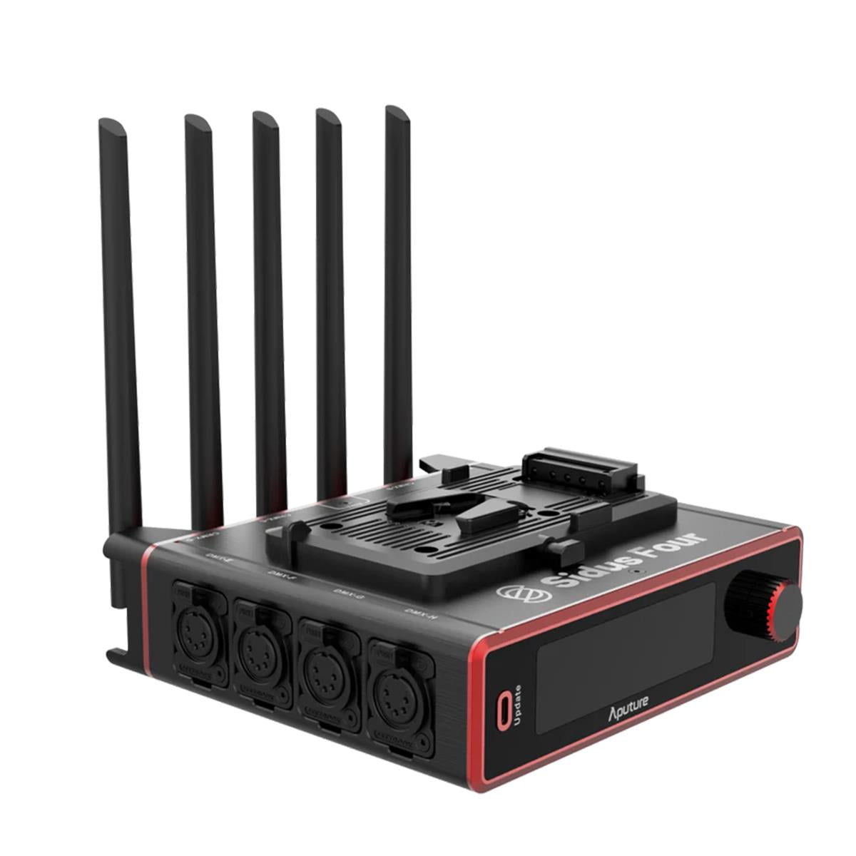 Aputure Sidus Four 4-Universe CRMX Transmitter with Built-In Wireless Router and Ethernet Node ...