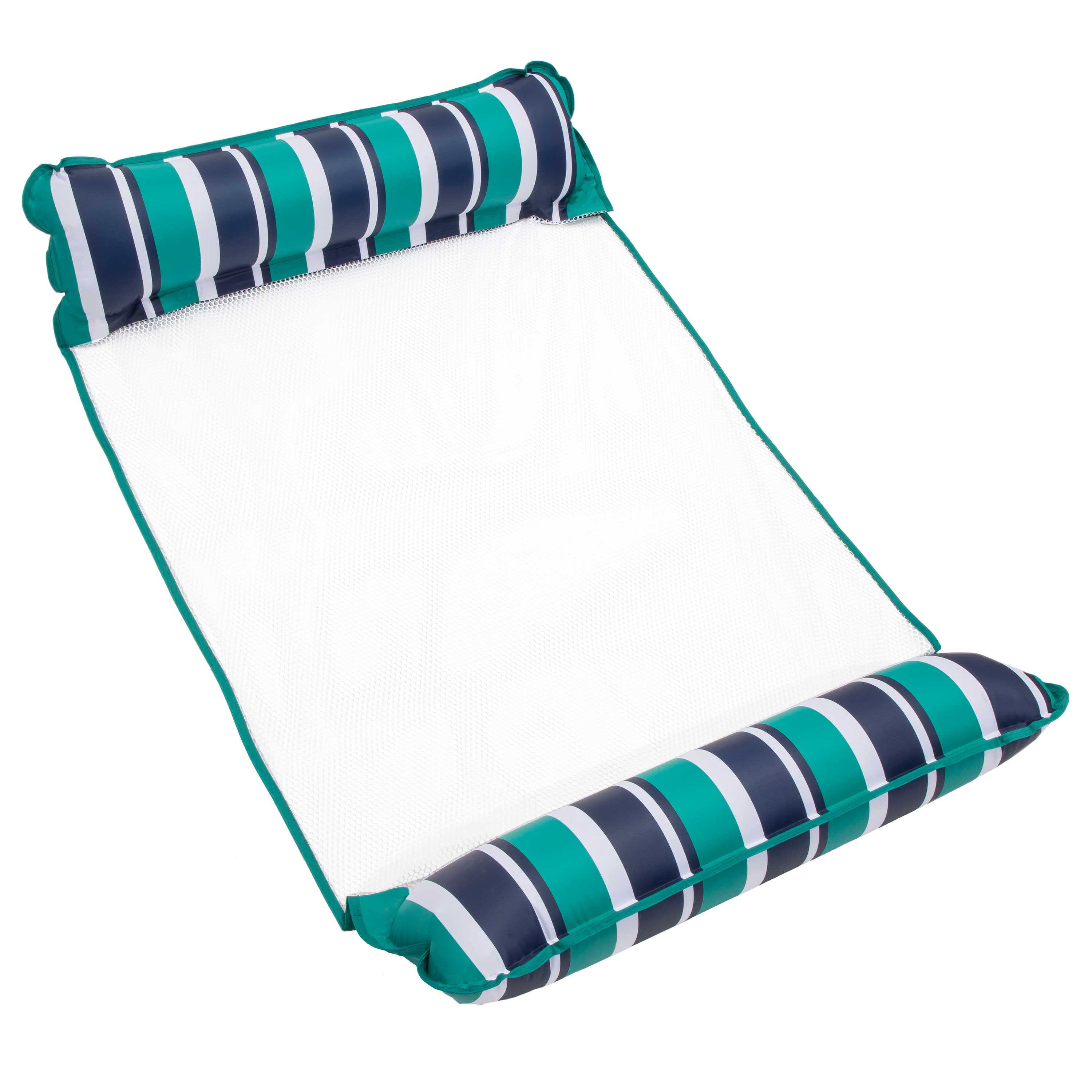 Aqua 50" 4-in-1 Monterrey Hammock Pool Float, up to 250 lbs, XL, Blue ...