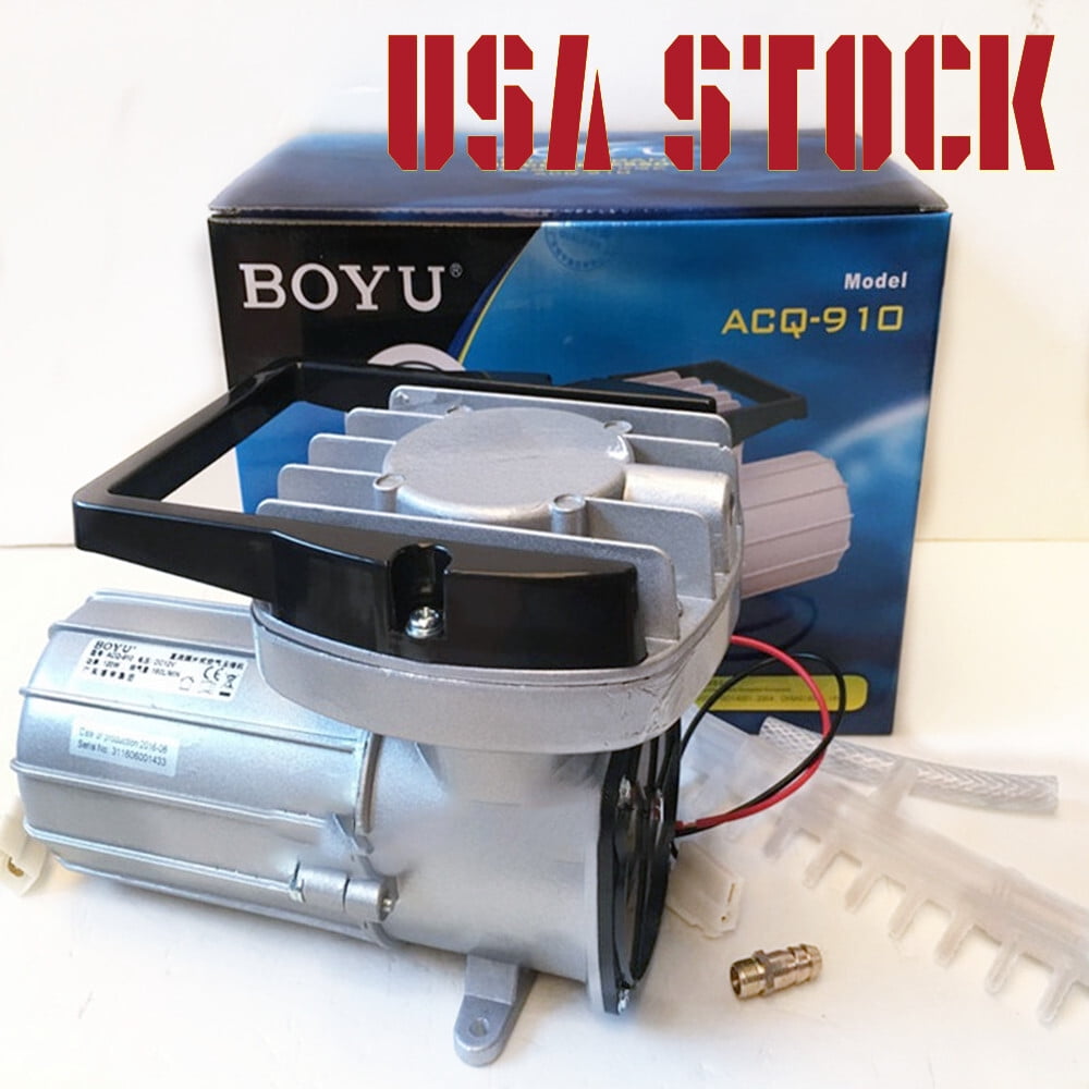 Aqua Air Pump, 12V Aquarium Pond Fish Tank Inflator Portable Aerator ...