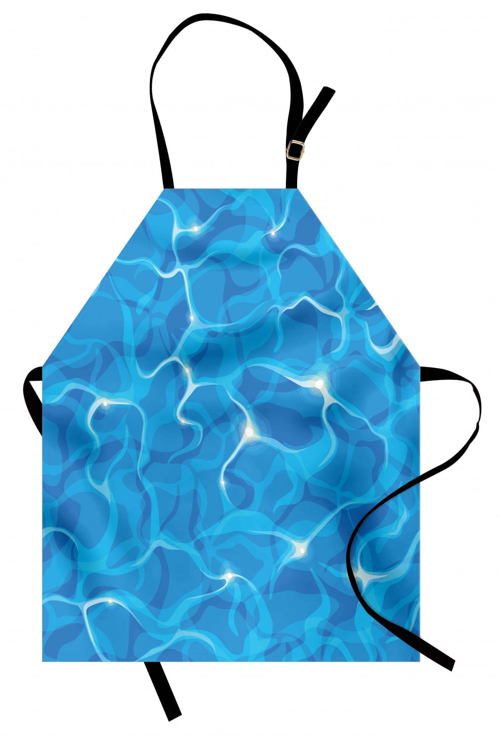 Aqua Apron Realistic Vivid Illustration of Water Texture Freshness ...