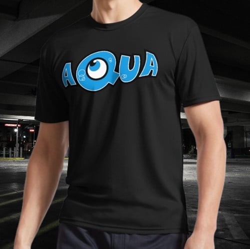Aqua Band Logo Active Logo T-Shirt Funny Size S-5XL - Walmart.com