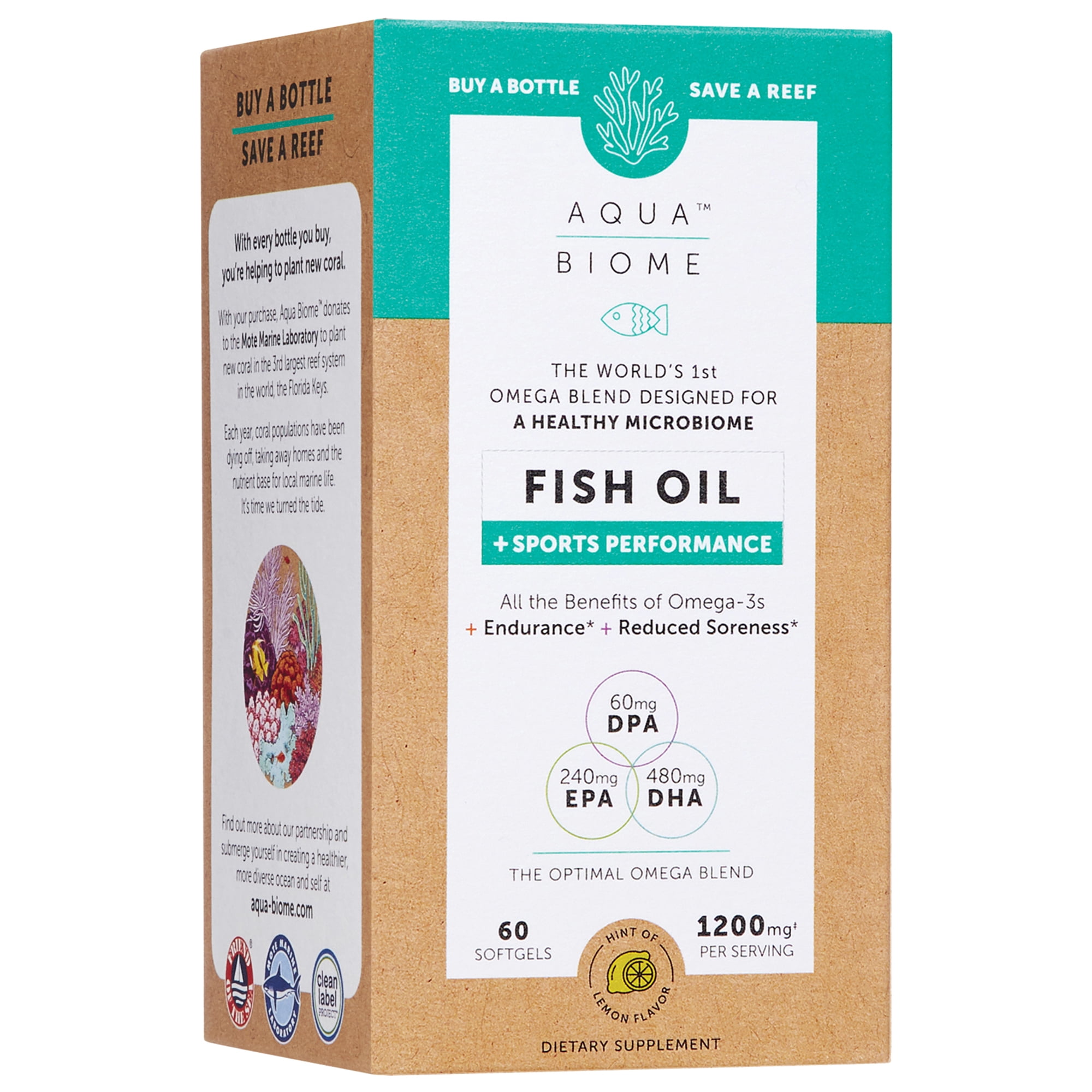 Aqua Biome by Enzymedica, Fish Oil + Sports Performance, Complete Omega ...
