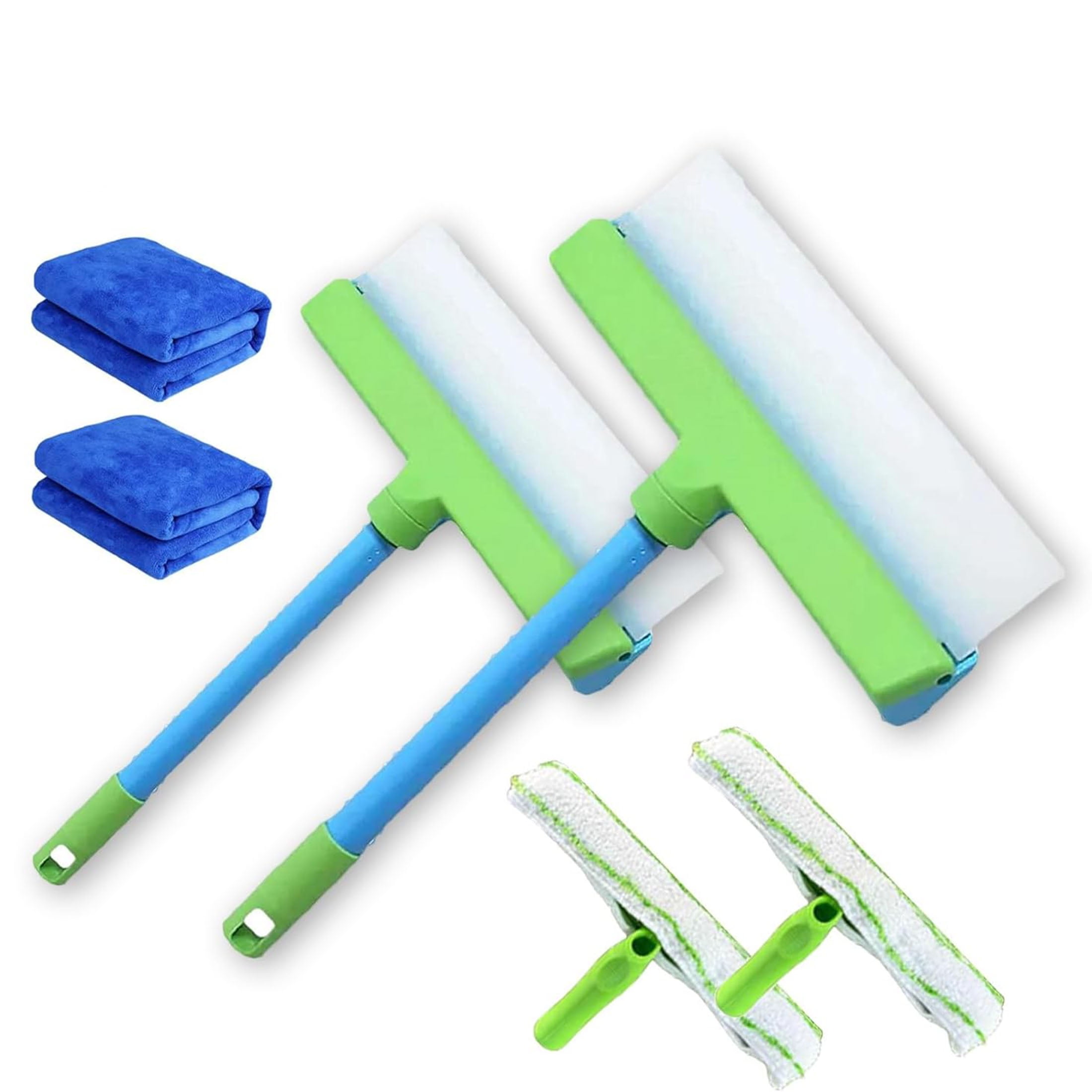 Aqua Blade Window Cleaning Kit, Recyclable Silicone Window Squeegee Kit ...