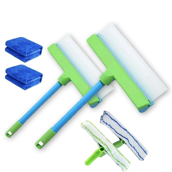 Aqua Blade Window Cleaning Kit, Recyclable Silicone Window Squeegee Kit ...