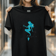 Aqua Blue Watercolor Beach Please I'm a Mermaid Unisex T-Shirt, S - 5XL ...