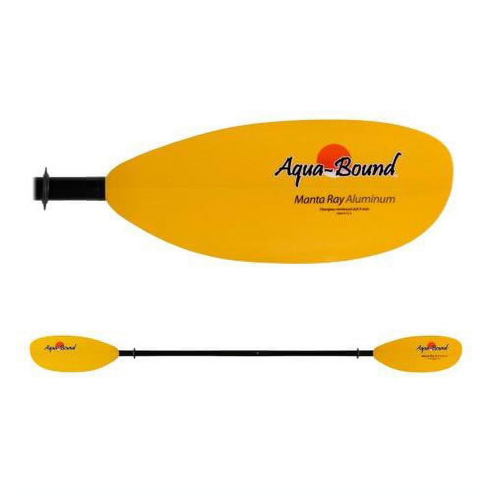 Aqua-Bound 787851 230 cm Manta Ray Aluminum Paddle, Yellow - Walmart.com