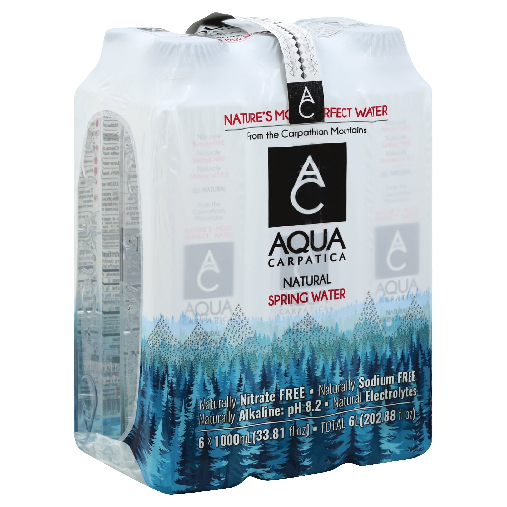Aqua Carpatica Natural Spring Water 6-Pack 202.8 fl oz (Pack Of 2 ...