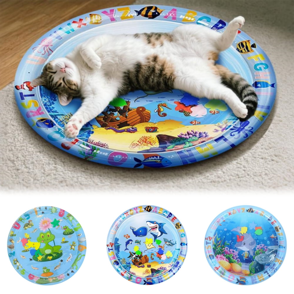 Aqua Cats Pet Water Bed, Cat Water Mat, Pet Water Bed for Dogs, Cooling ...