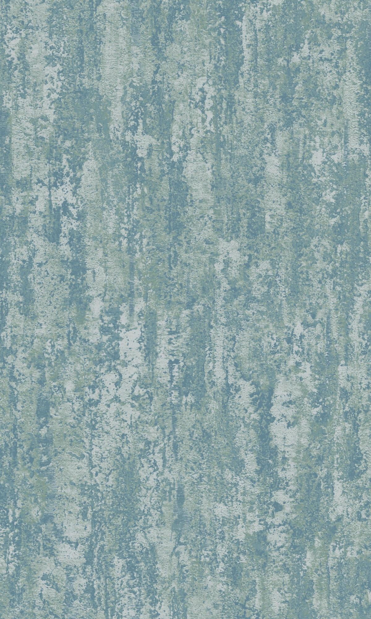 Aqua Cloudy Concrete Plain Design Printed Non Woven Non-Pasted Textured ...