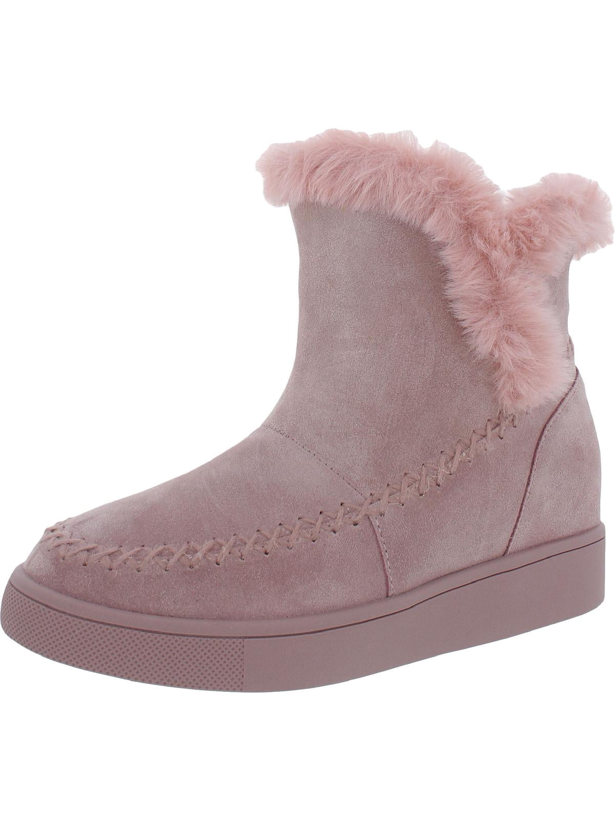 Aqua College Womens Anka Suede Faux Fur Winter & Snow Boots - Walmart.com