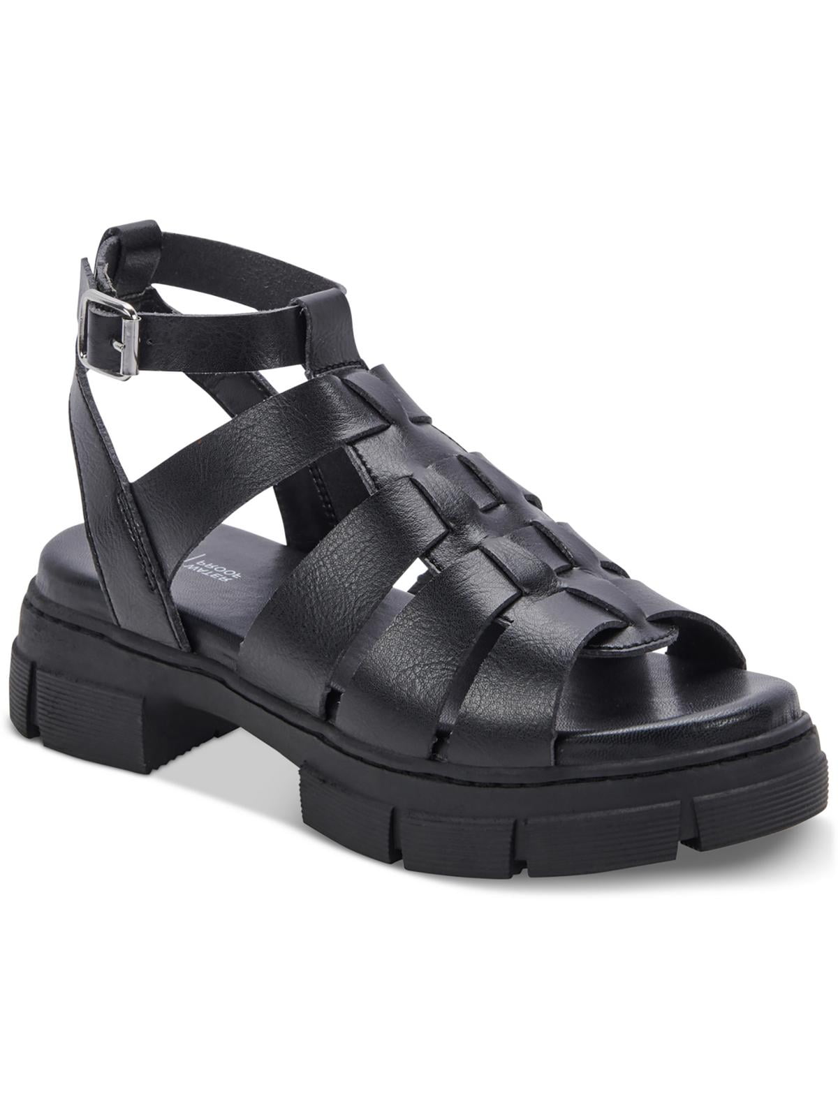 Aqua College Womens Hannah Buckle Open Toe Strappy Sandals - Walmart.com