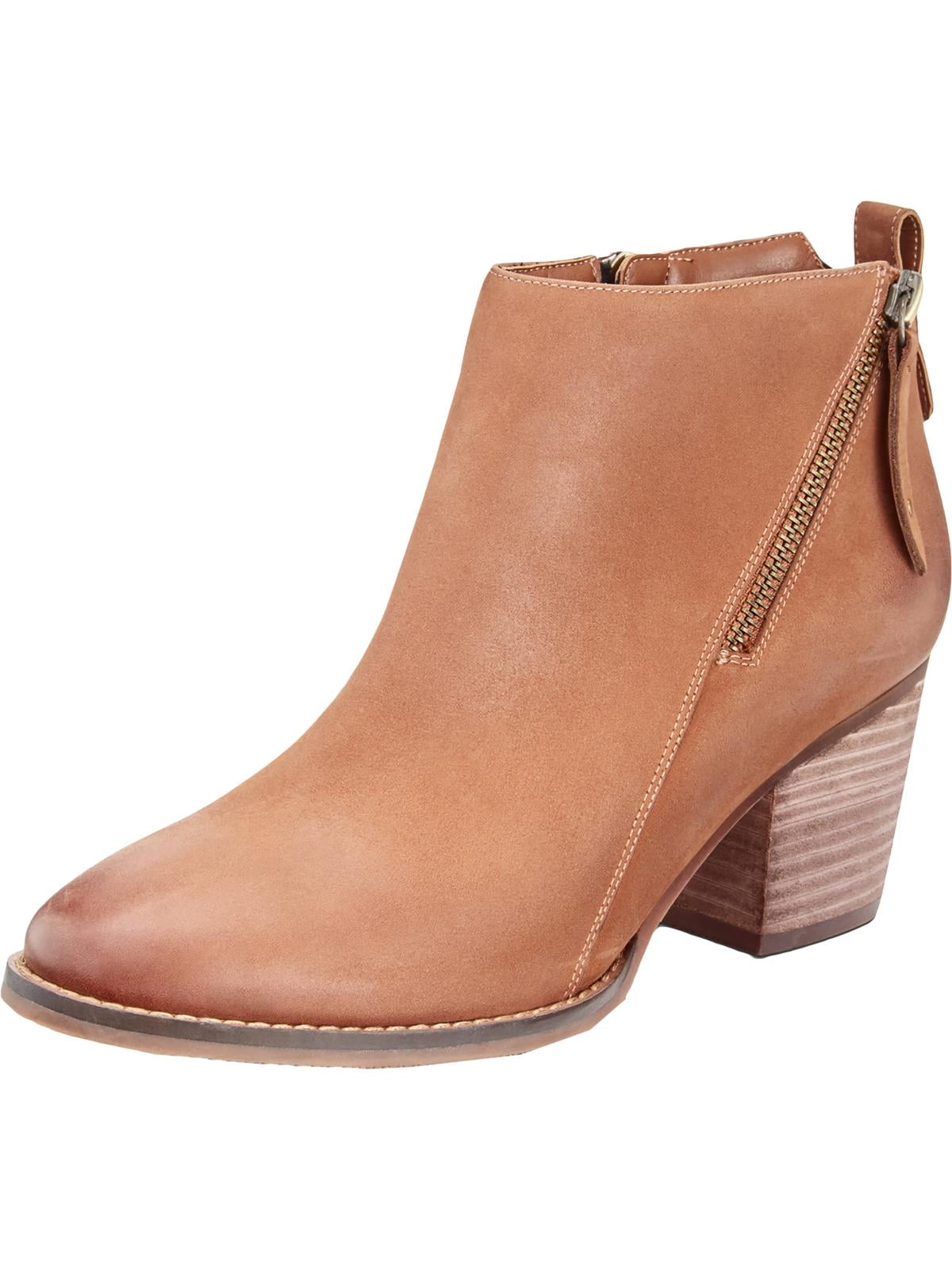 Aqua College Womens Nancy Nubuck Waterproof Booties Tan 7.5 Medium (B,M ...