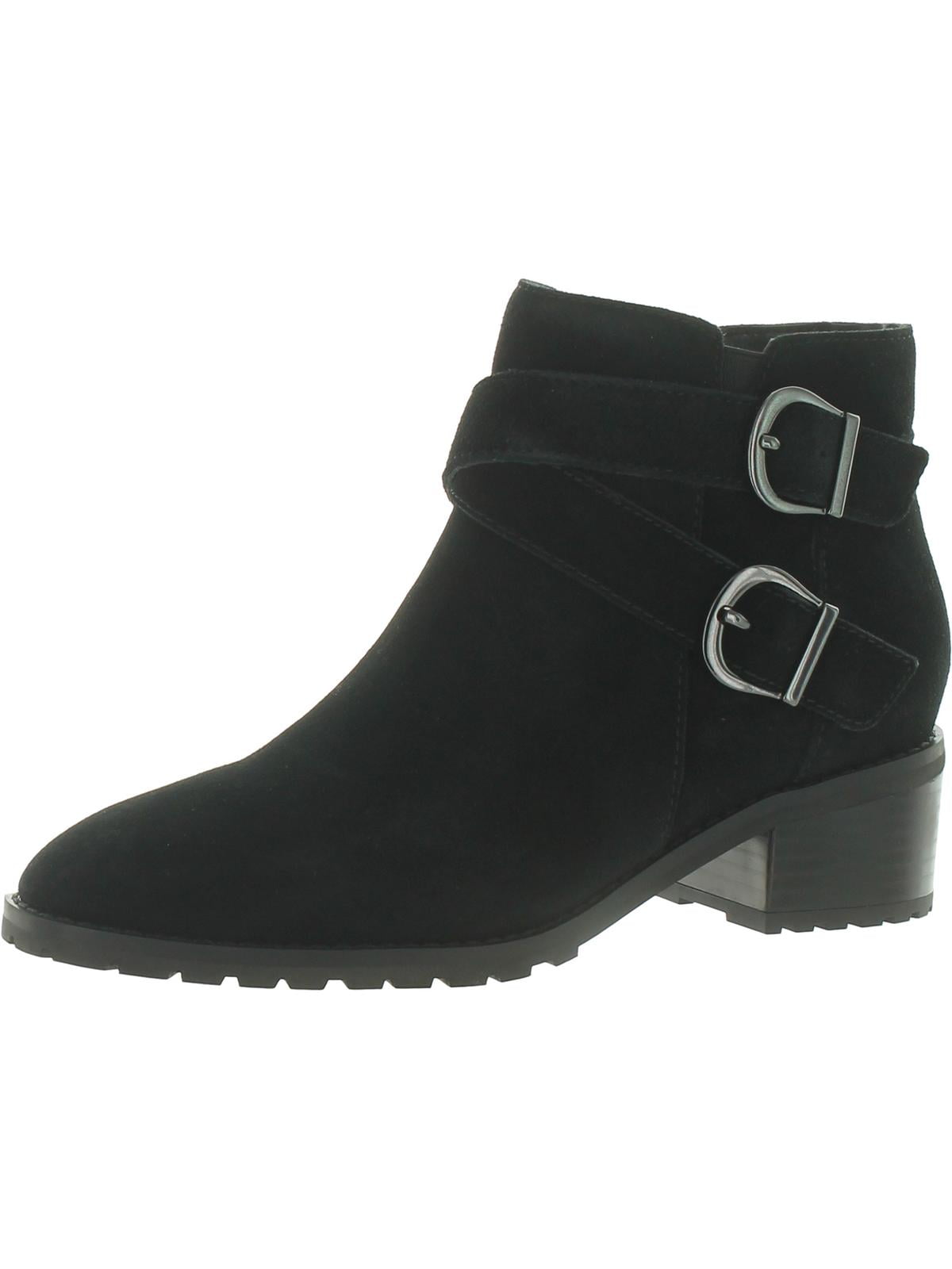 Aqua College Womens Sela Suede Almond Toe Booties - Walmart.com