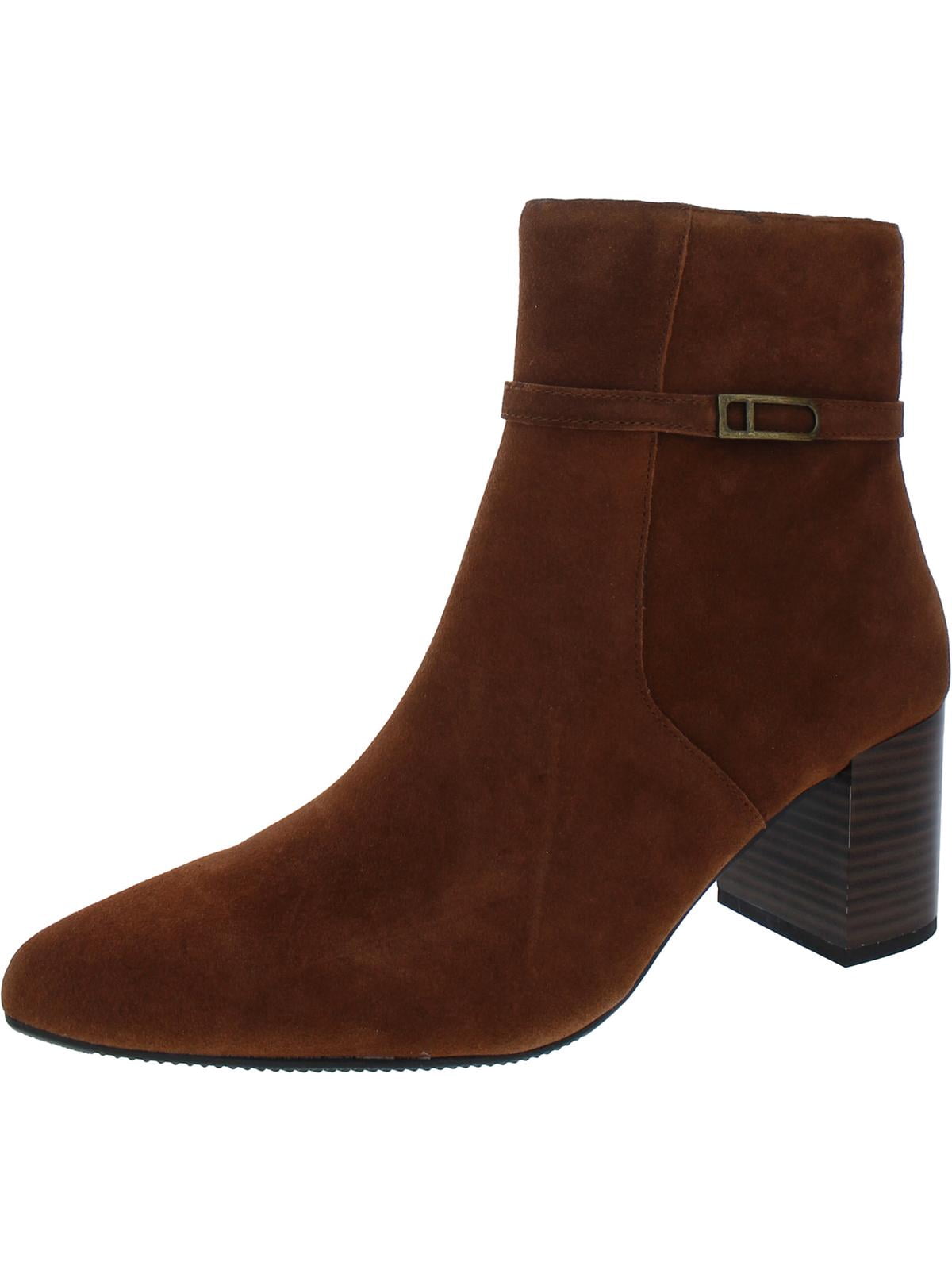 Aqua College Womens Tatum Leather Pointed Toe Booties - Walmart.com