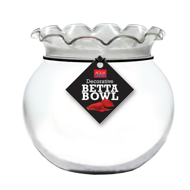 Aqua Culture 1 Gallon Betta Bowl, Impact-Resistant Plastic - Walmart.com